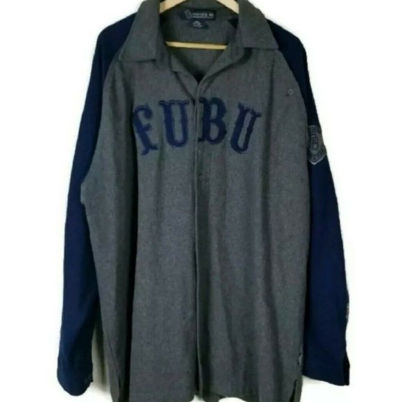 FUBU | Jackets & Coats | Fubu Vintage Varsity Collection Wool Blend ...
